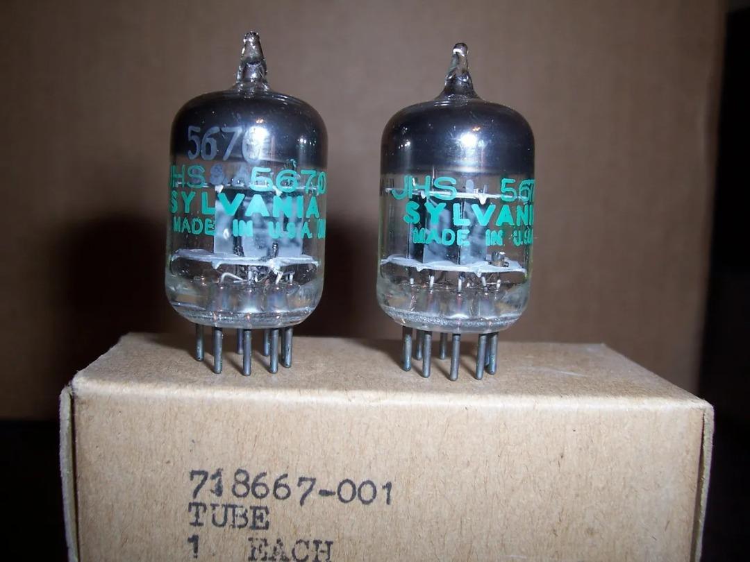5670 aka 2C51 Vacuum Tubes | Raytheon, Tung-Sol, Sylvania, GE ...