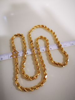 916 gold necklace (80.48gm), Women's Fashion, Jewelry & Organisers ...