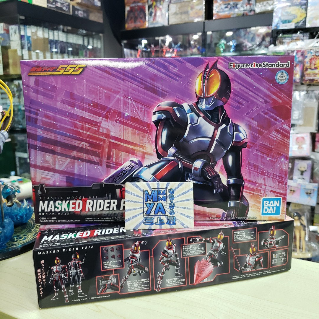 三上屋 行版 FIGURE RISE STAND 標準系列 幪面超人 555 KAMEN RIDER FAIZ 模型, 興趣及遊戲, 玩具 ...