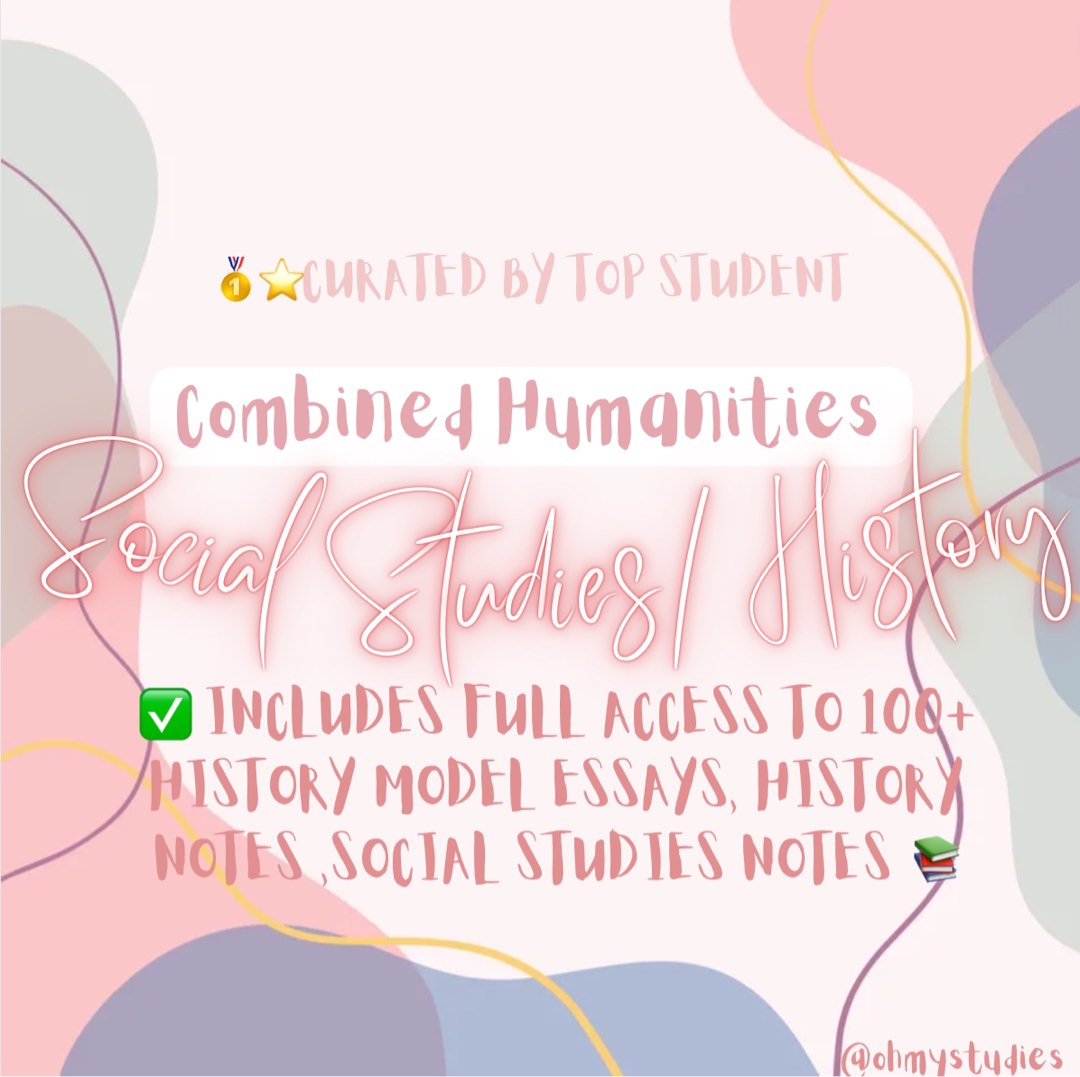 A1 History and Social studies notes and essays ultimate package ...