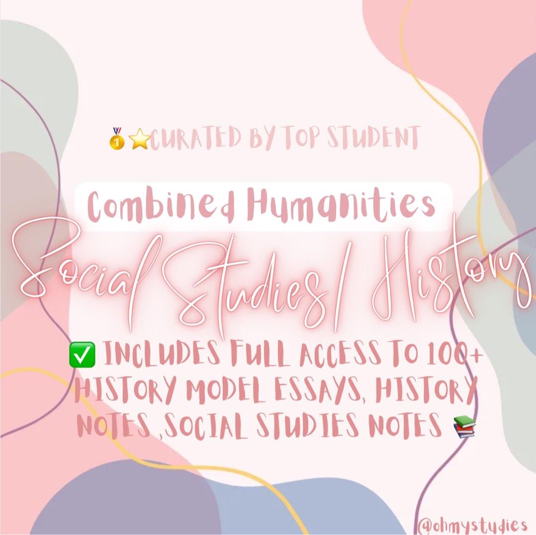 A1 History and Social studies notes and essays ultimate package ...