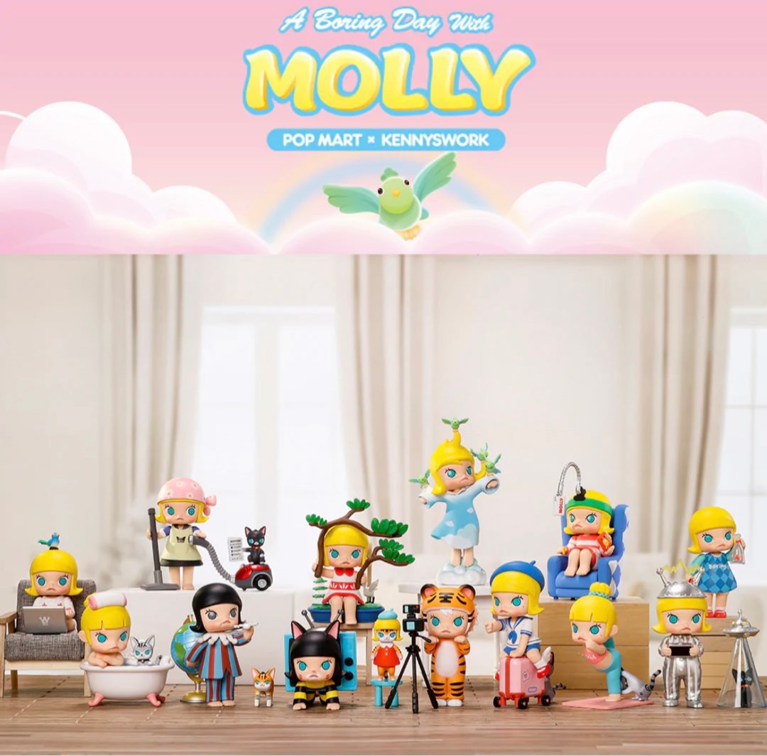 A Boring Day with Molly series popmart, Hobbies & Toys, Toys & Games on ...