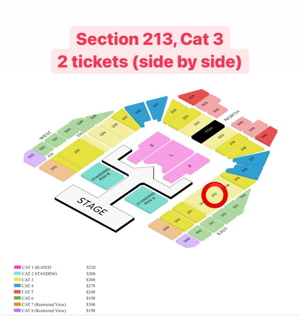 Super Show 9 Singapore Concert Ticket SS9 Cat 3 , Tickets & Vouchers ...