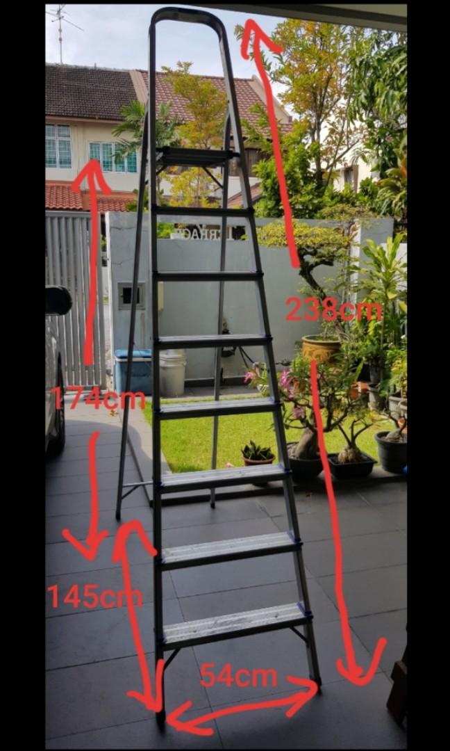 Aluminium Ladder - 8 Step, Furniture & Home Living, Home Improvement ...