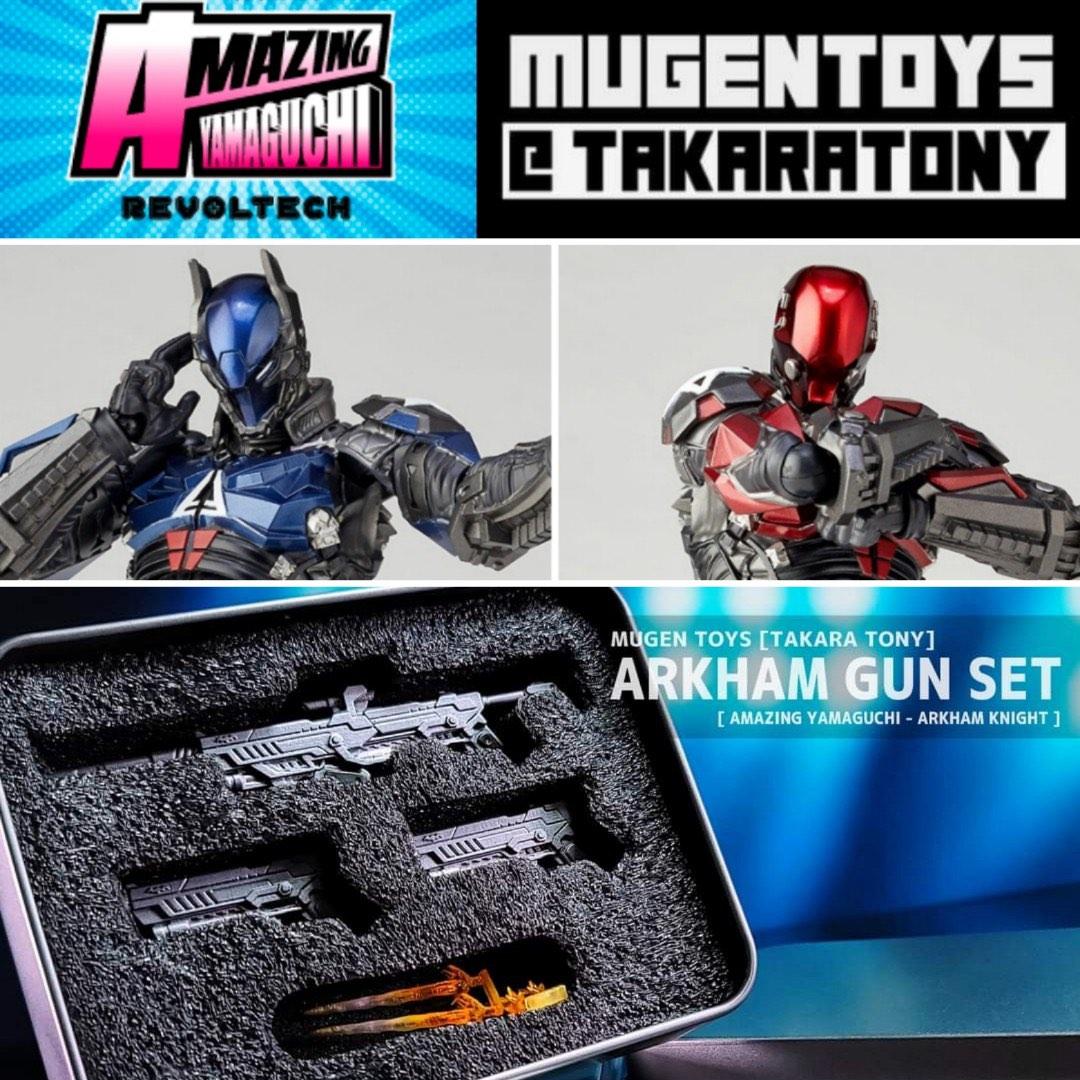 Amazing Yamaguchi Arkham Knight with Mugen toys gun set, Hobbies & Toys ...