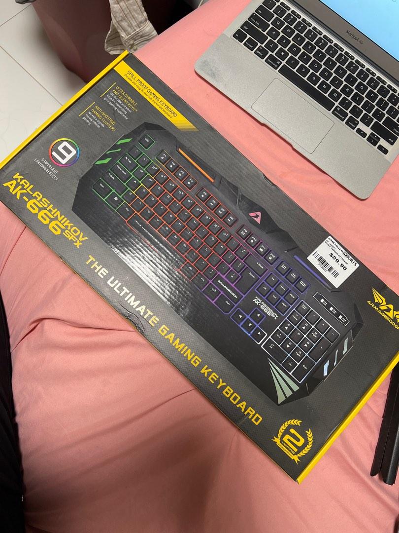 Armaggeddon Kalashnikov AK-666 SFX Gaming Keyboard, Computers & Tech ...