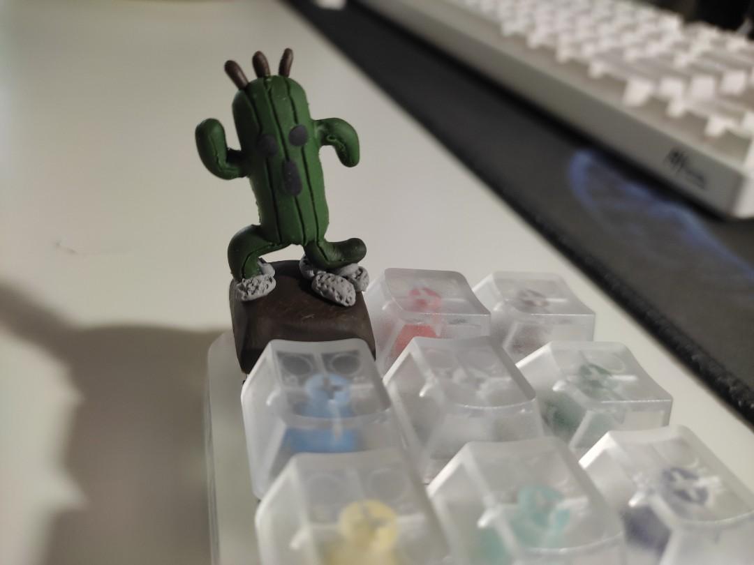 Artisan Keycaps (Final Fantasy Cactuar), Computers & Tech, Parts ...