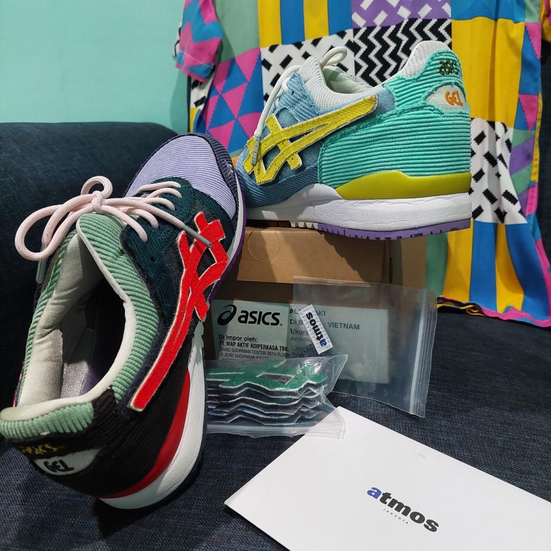 Asics Gel-Lyte III OG x Atmos x Sean Wotherspoon, original, Fesyen Pria ...