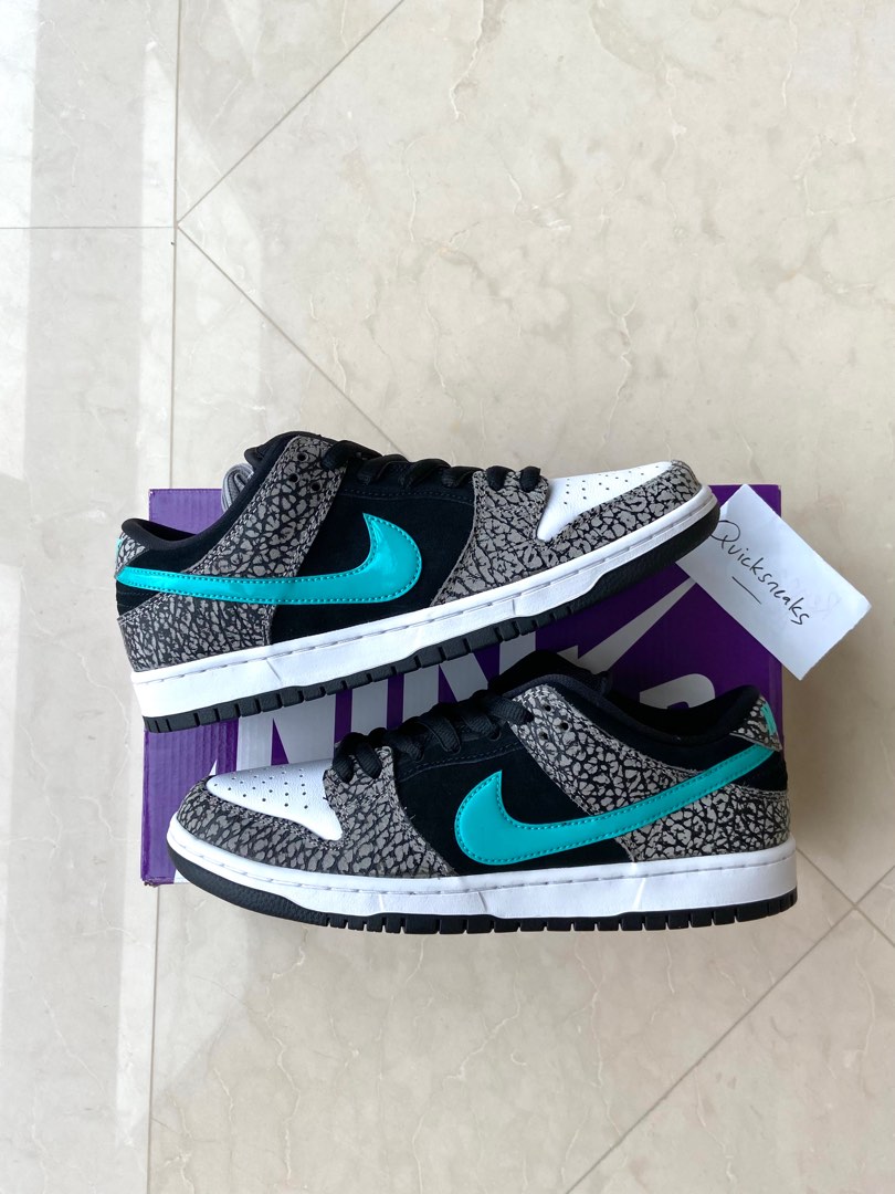 Atmos SB Dunk Elephant, Men's Fashion, Footwear, Sneakers on Carousell