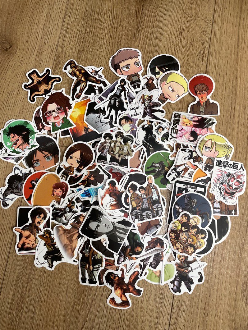 attack on titan aot levi, eren, armin, mikasa, reiner, jean, hange and ...