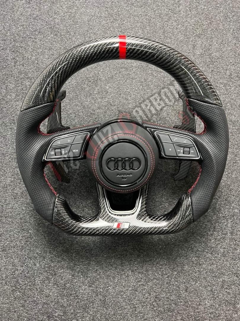 Audi RS3 8P Carbon fiber steering wheel, Car Accessories, Accessories ...