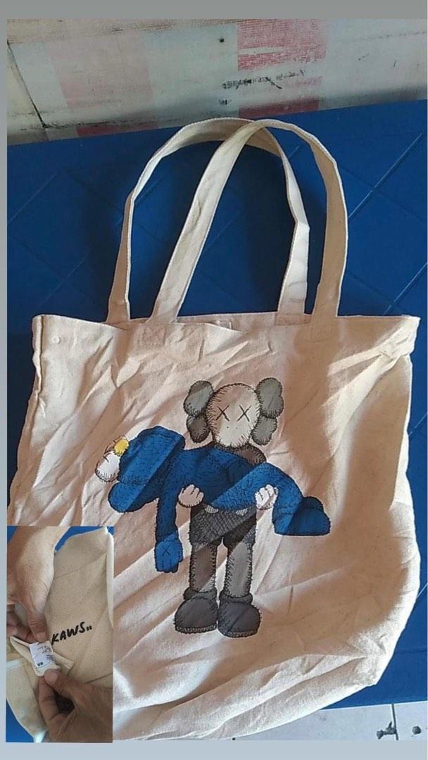 Authentic Kaws x Uniqlo Collab, Women's Fashion, Bags & Wallets, Tote ...