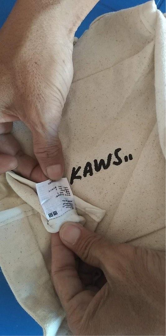 Authentic Kaws x Uniqlo Collab, Women's Fashion, Bags & Wallets, Tote ...