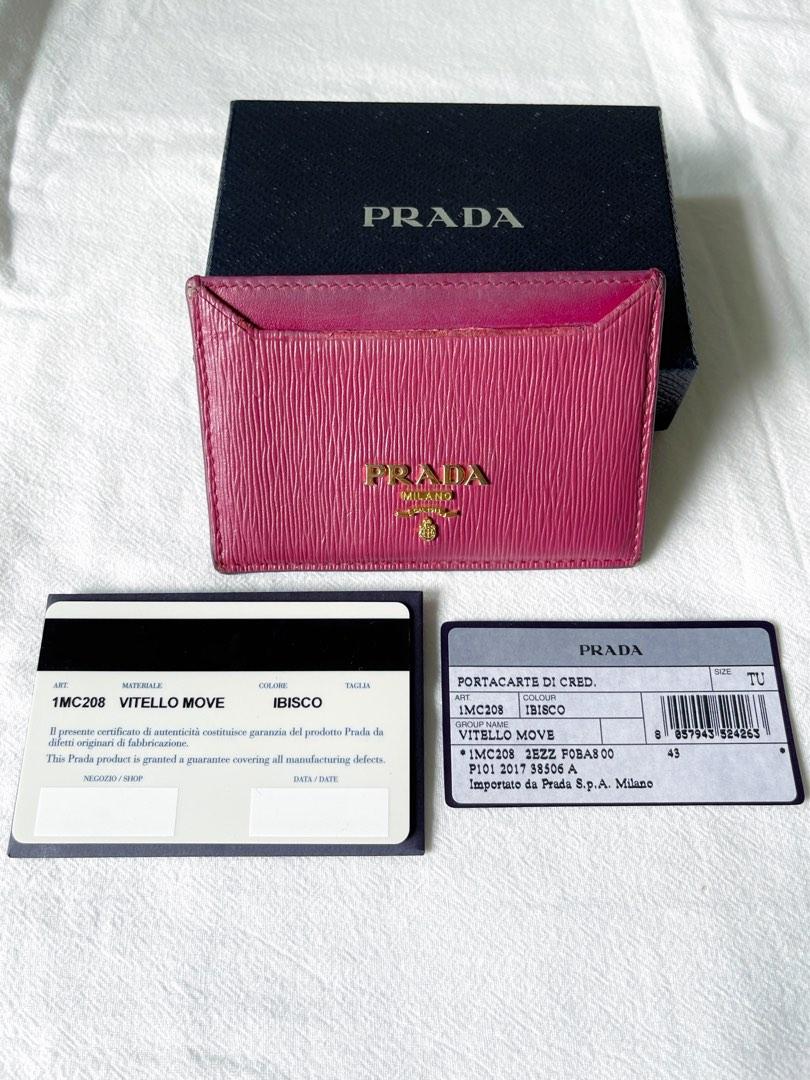 Authentic Prada Card Holder, Women's Fashion, Bags & Wallets, Wallets ...