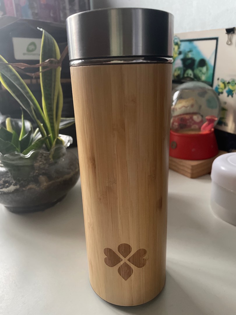 Bamboo Thermal Flask, Furniture & Home Living, Kitchenware & Tableware ...