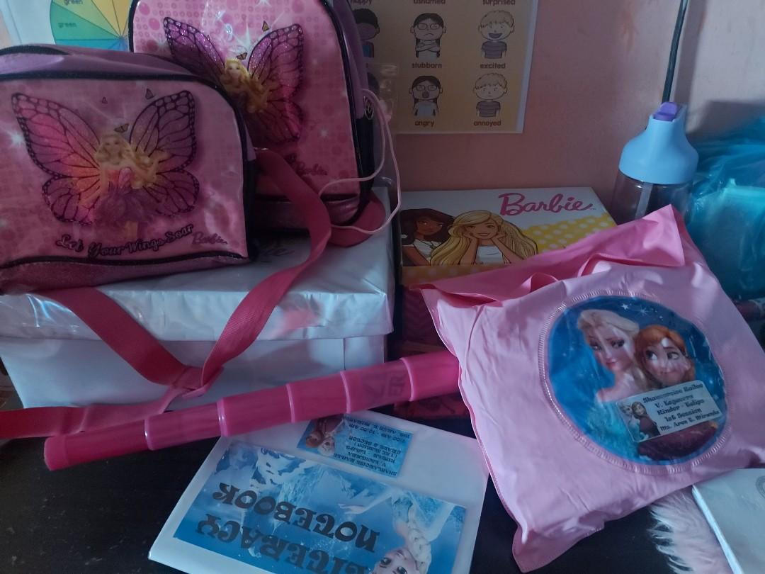 Barbie toddler/daycare preschool bag, Babies & Kids, Going Out, Diaper ...
