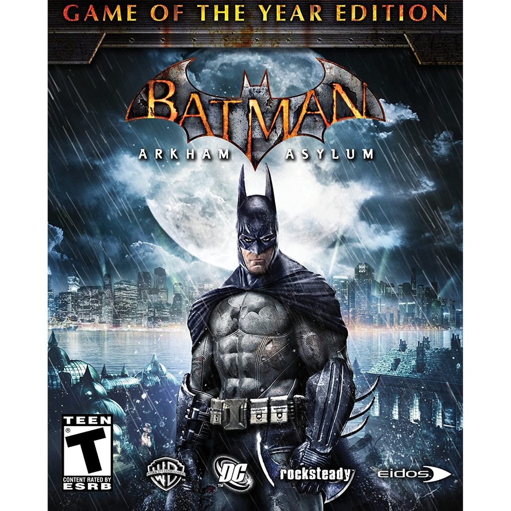 PC Game Batman Arkham Asylum Game of the Year PC (Offline), Video ...