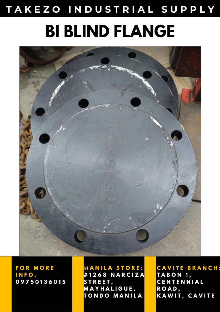 Bi Blind Flange, Commercial & Industrial, Industrial Equipment on Carousell