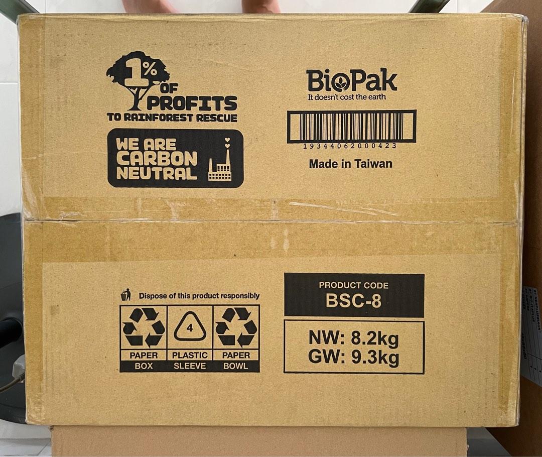 Biopak BSC-8 White Container, Food & Drinks, Other Food & Drinks on Carousell