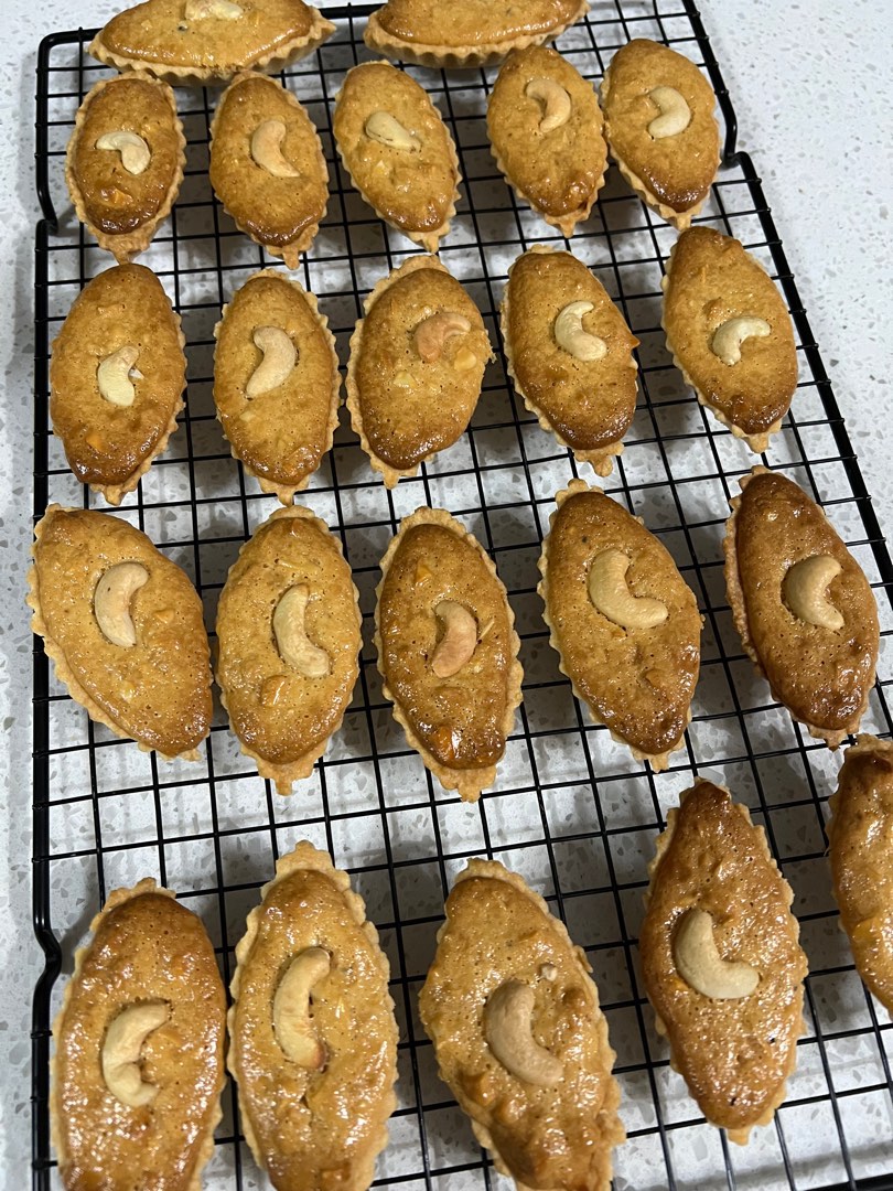 Cashew Yema Boat tarts, Food & Drinks, Homemade Bakes on Carousell