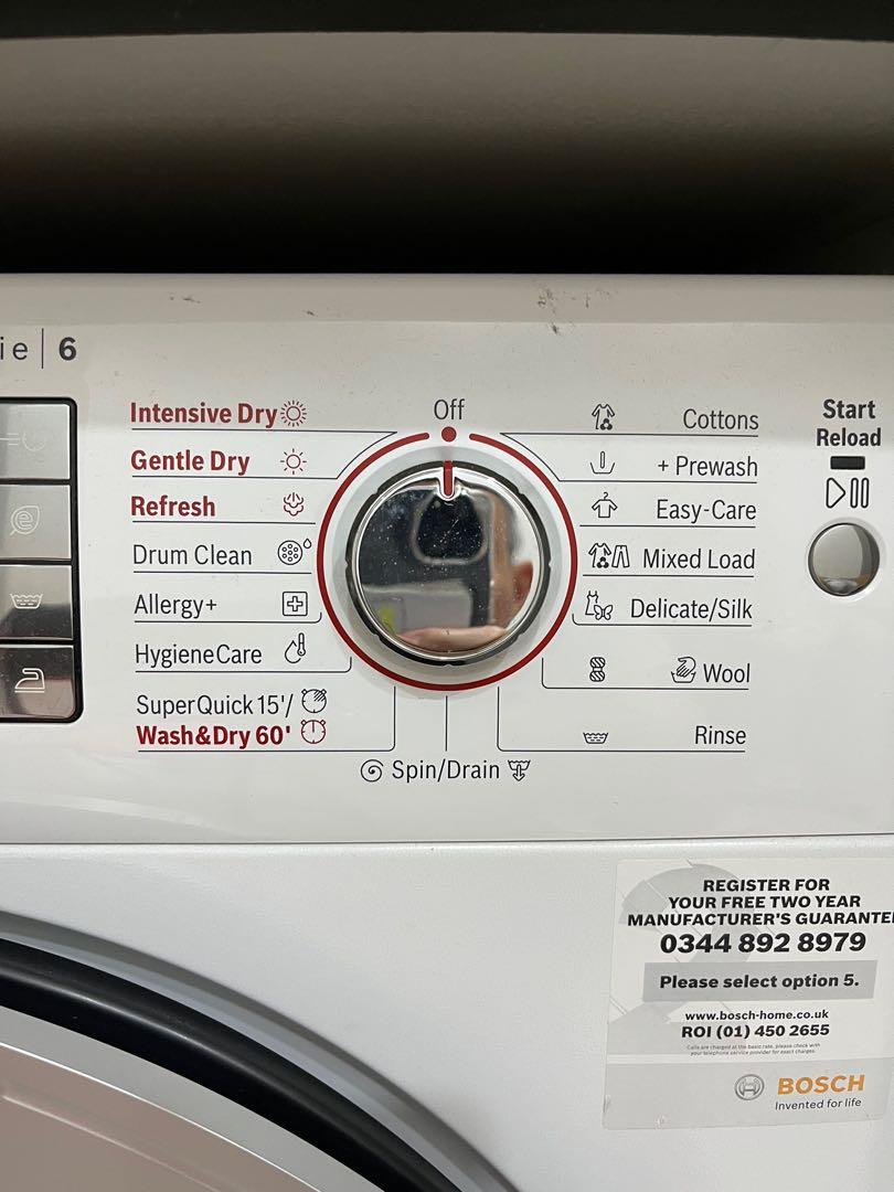 Bosch Washer + Dryer, TV & Home Appliances, Washing Machines and Dryers ...