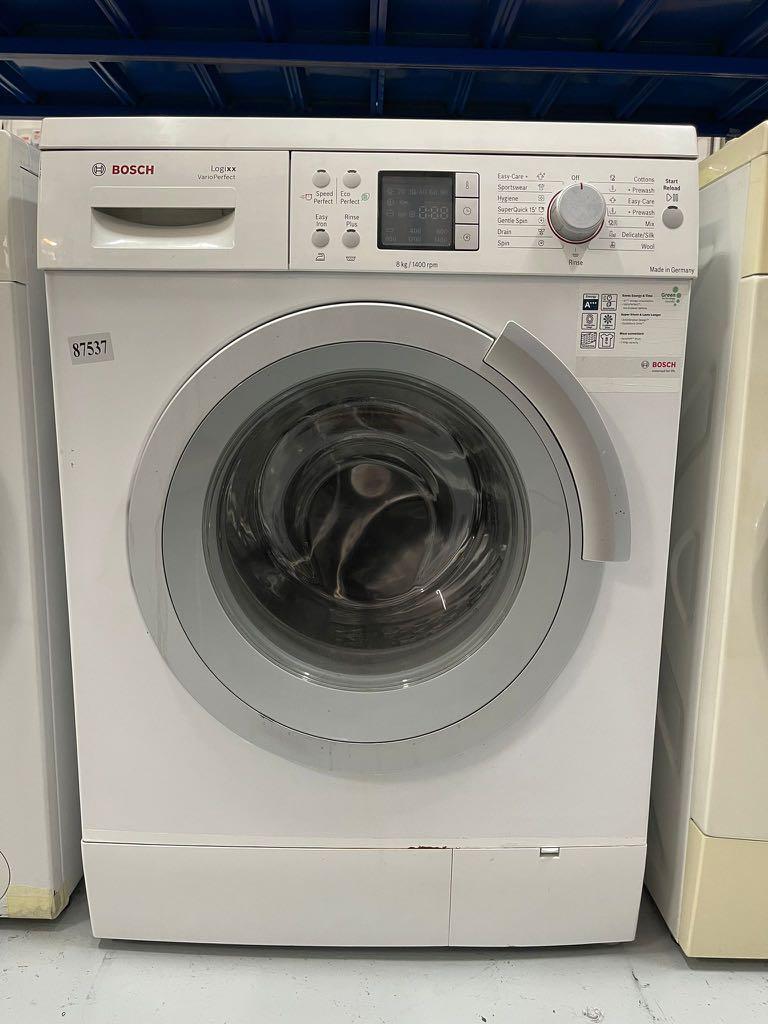 Bosch washing machine 8Kg front load, TV & Home Appliances, Washing ...
