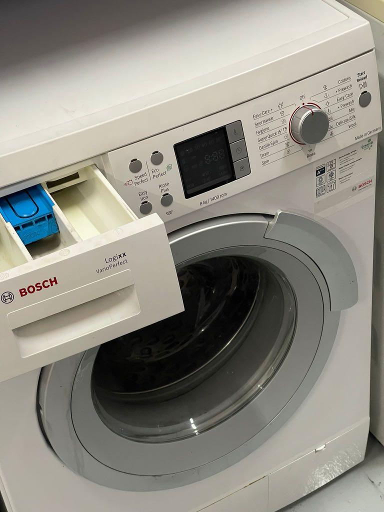 Bosch washing machine 8Kg front load, TV & Home Appliances, Washing ...