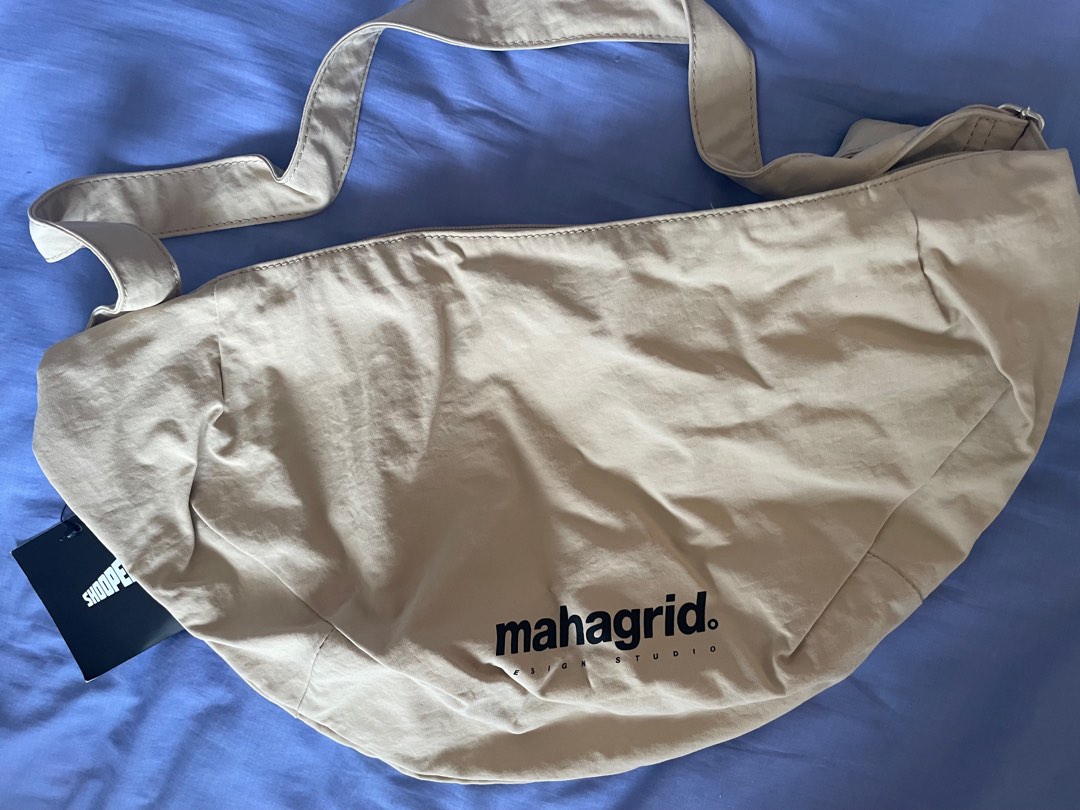 BRAND NEW - Mahagrid Beige Sling Bag, Men's Fashion, Bags, Sling Bags ...