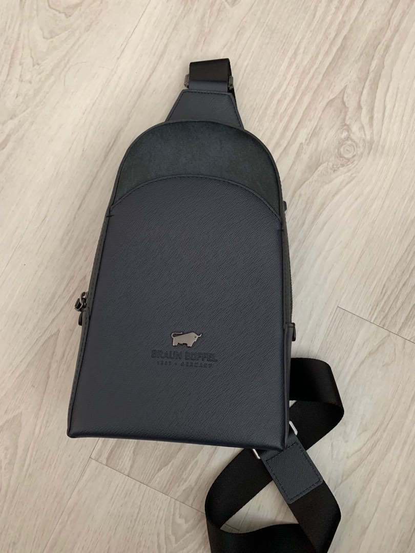 Braun buffel sling bag, Men's Fashion, Bags, Sling Bags on Carousell