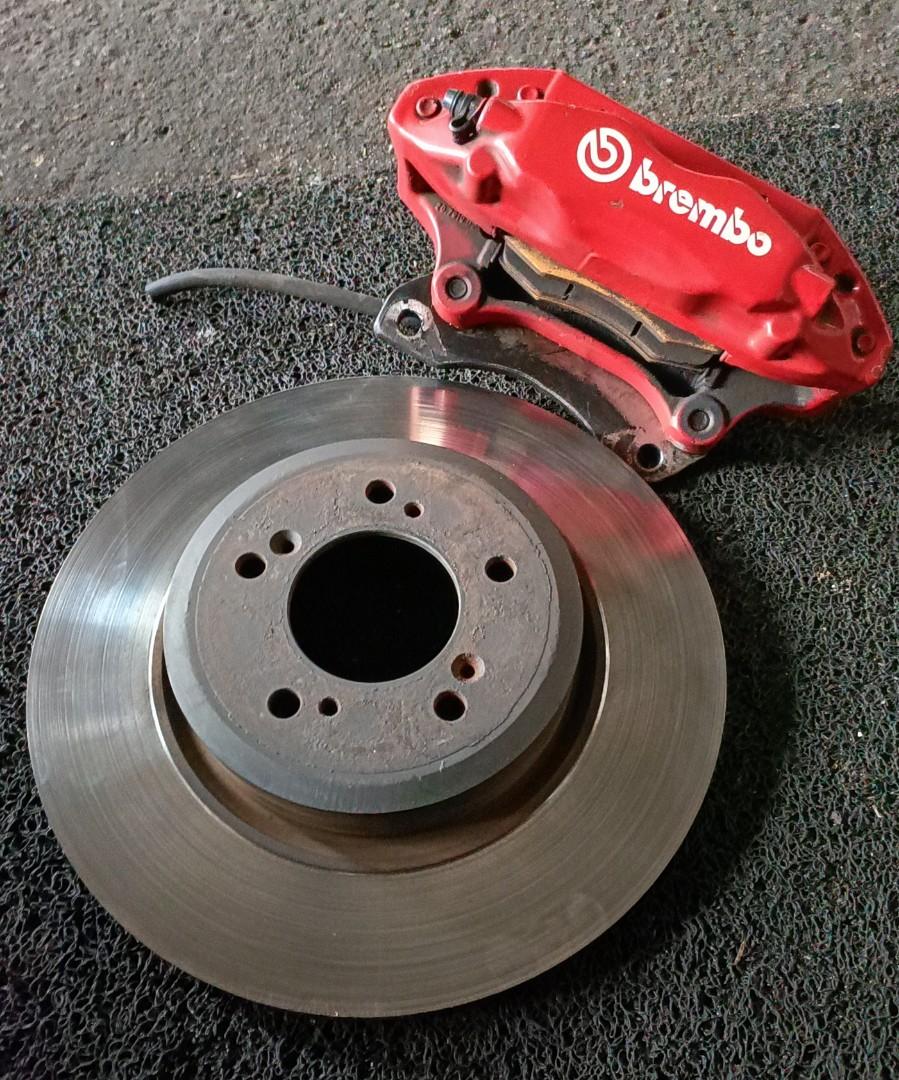 Brembo 4 pot caliper brake kit, Car Accessories, Accessories on Carousell