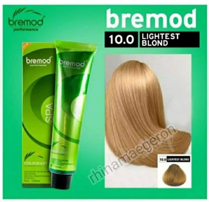 Bremod 10.0Lightest Blond Hair Color With Oxidizer, Beauty & Personal ...
