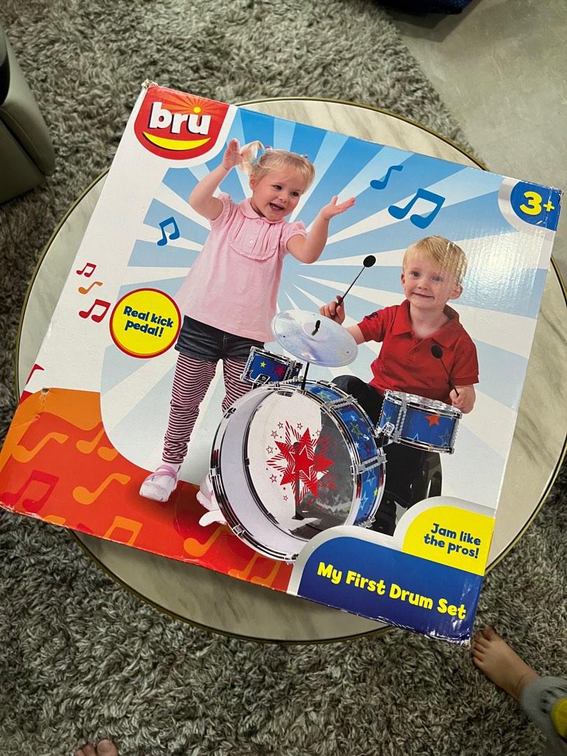 Bru Drum Set For Kids / Children, Hobbies & Toys, Toys & Games on Carousell
