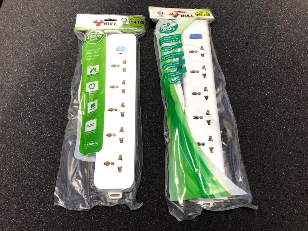 Bull Extension Cords (3/4/5/6/8 Gang), Commercial & Industrial ...