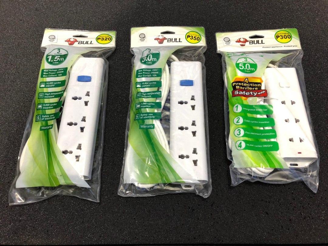 Bull Extension Cords (3/4/5/6/8 Gang), Commercial & Industrial ...