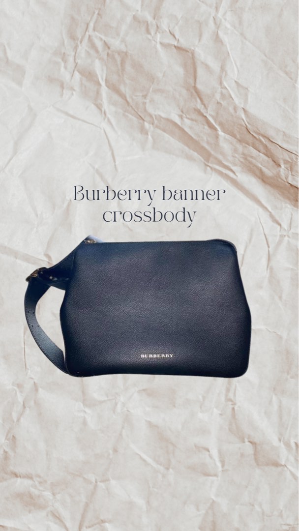 Burberry banner, Women's Fashion, Bags & Wallets, Cross-body Bags on ...