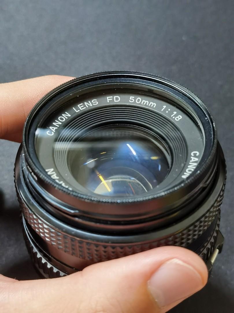 Vintage Canon FD 50mm f/1.8 lens, Photography, Lens & Kits on Carousell