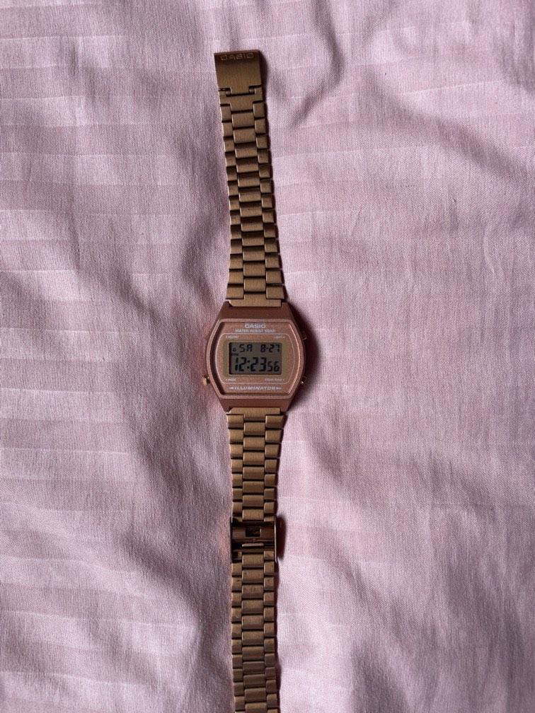 Casio Rose Gold Watch, Women's Fashion, Watches & Accessories, Watches ...