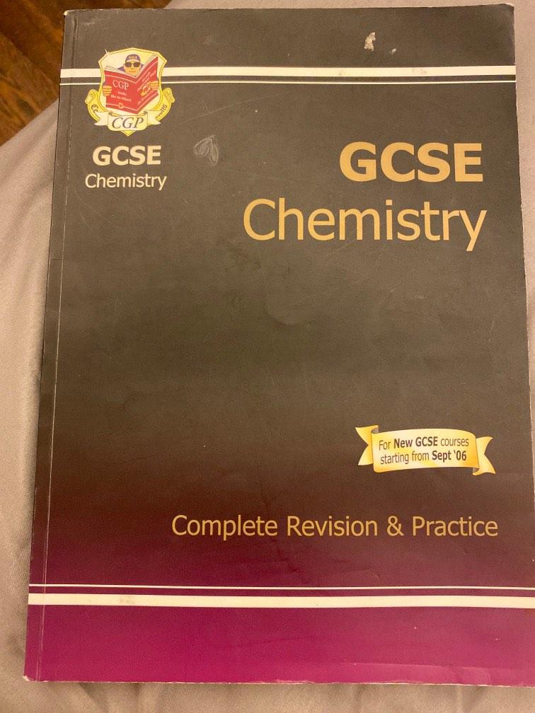 CGP chemistry GCSE guide, 興趣及遊戲, 書本 & 文具, 教科書 - Carousell