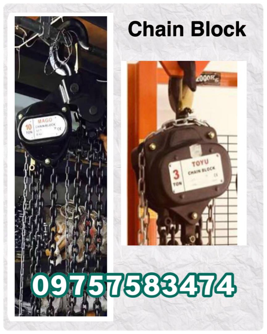 Chain Block, Commercial & Industrial, Industrial Equipment on Carousell