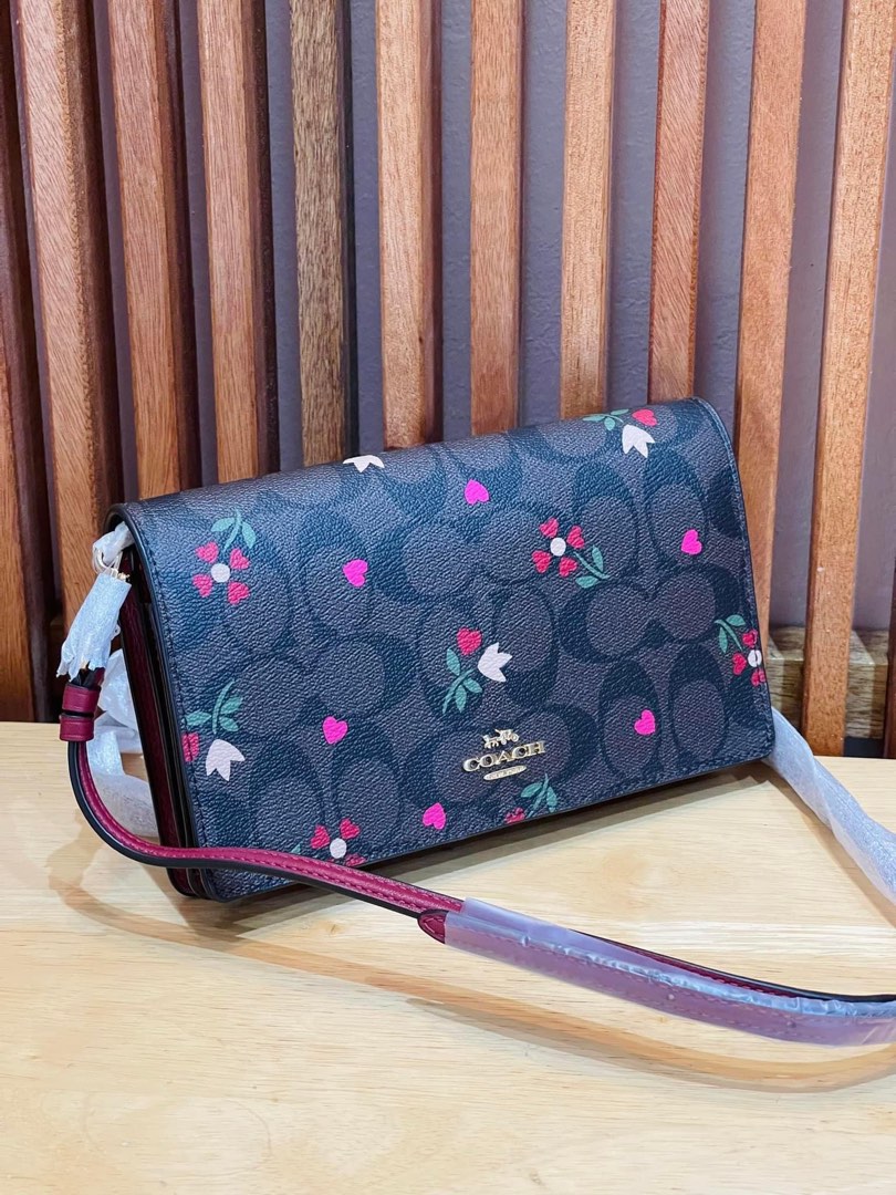 Coach Anna Foldover Crossbody Bag, Women's Fashion, Bags & Wallets ...