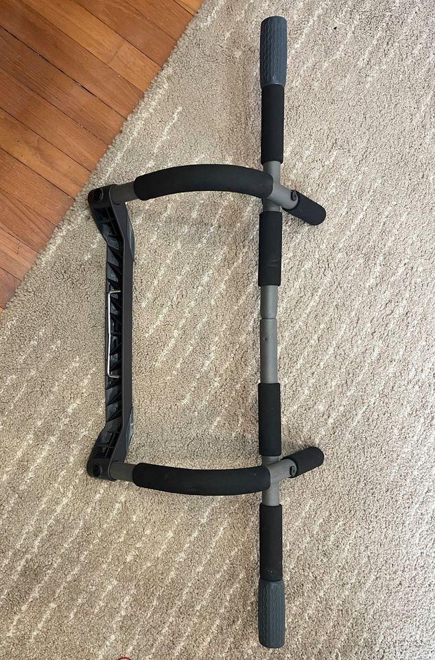 Core strength exercise stuff - Ab roller, Pushup handles. Multigym ...