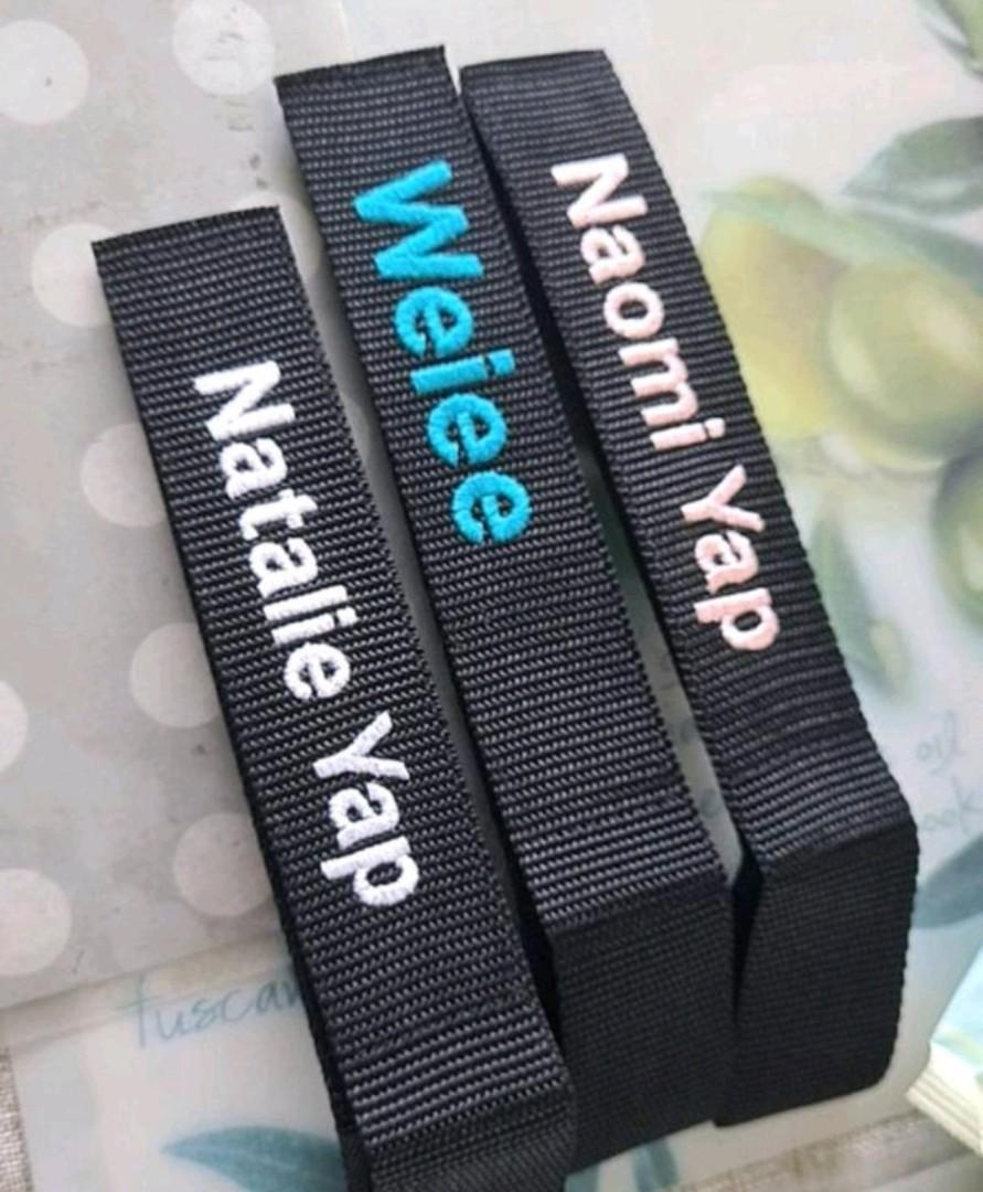 Customised Personalised Velcro Luggage Name Tag, Hobbies & Toys ...