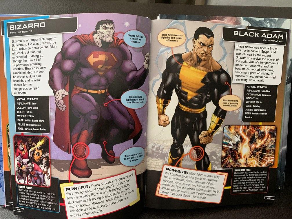 DC Comics Character Guide & Marvel Avengers Character Guide, Hobbies ...