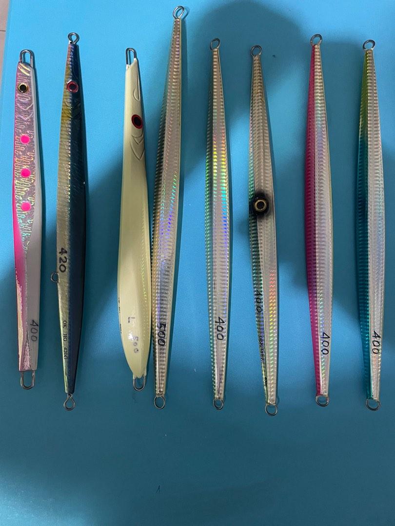 deepsea fishing jigs 400g to 500g, Sports Equipment, Fishing on Carousell
