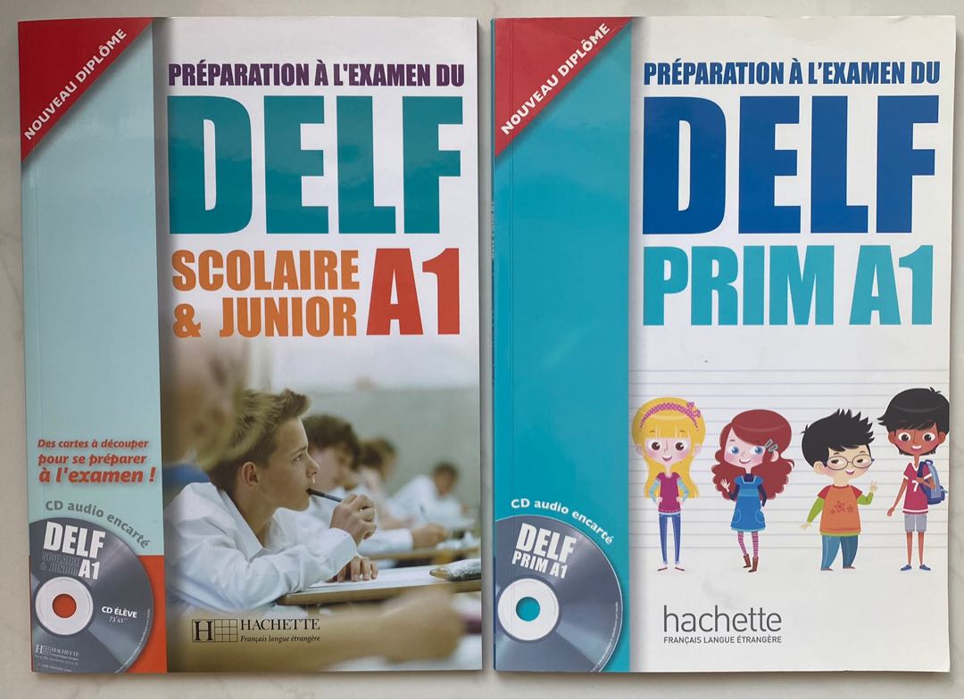 DELF A1 Primary and DELF A1 Junior & Scolaire, 興趣及遊戲, 書本 & 文具, 書本及雜誌 ...