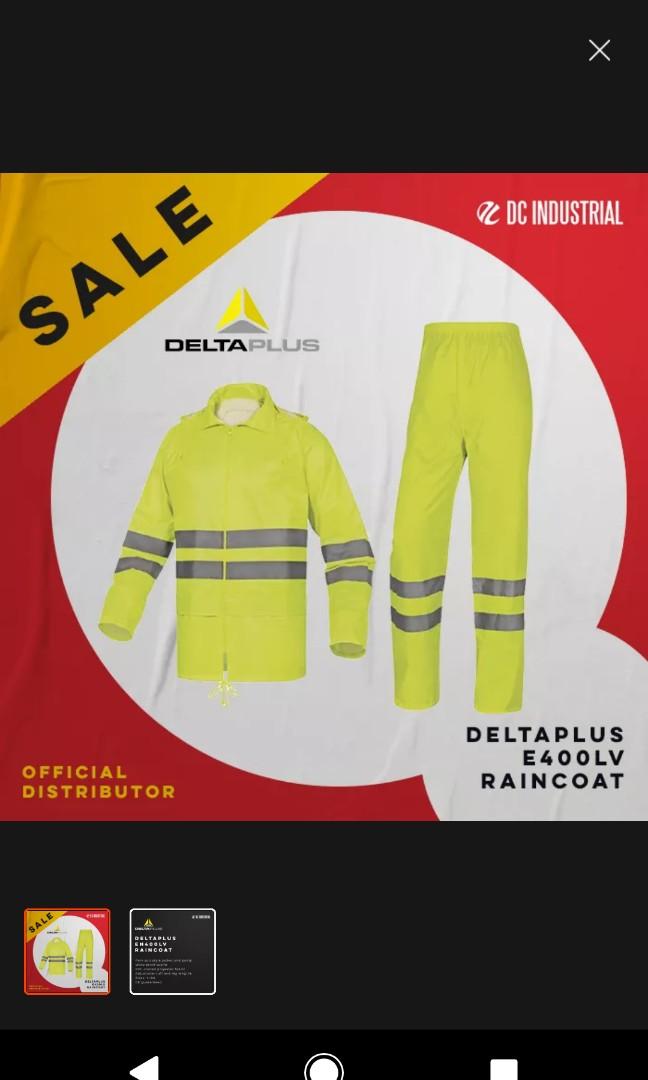 Deltaplus EN400 raincoat, Men's Fashion, Coats, Jackets and Outerwear ...