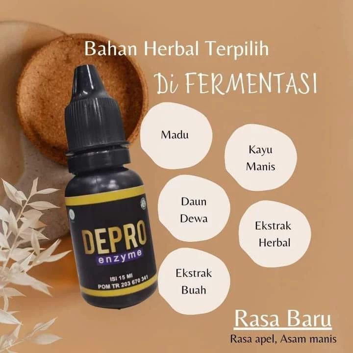 DEPRO ENZYME CAIRAN OBAT DALAM, Kesehatan & Kecantikan, Kulit, Sabun ...