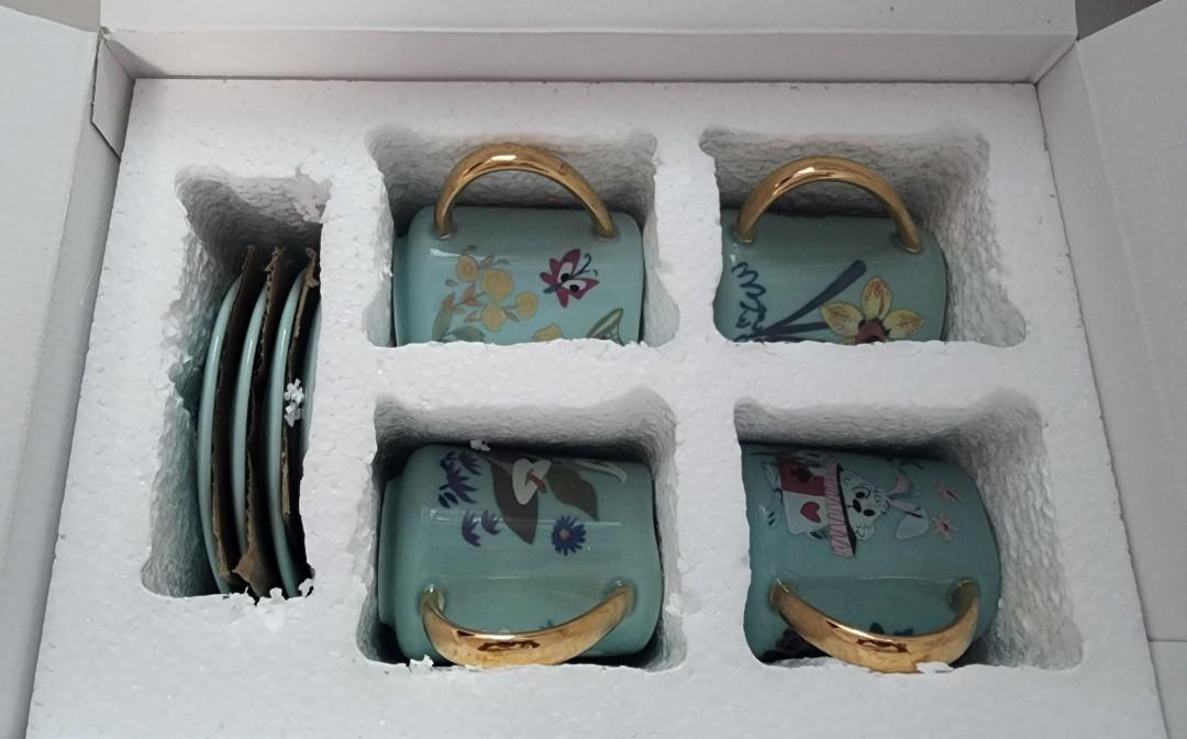 Disney Alice in Wonderland 70th Anniversary Tea Cup and Saucer Set Mary ...