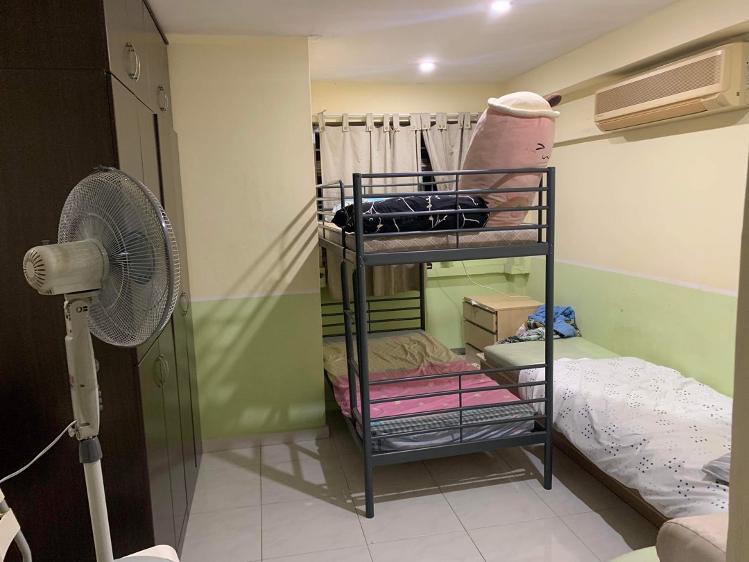 DOUBLE DECK BED, Furniture & Home Living, Furniture, Bed Frames ...