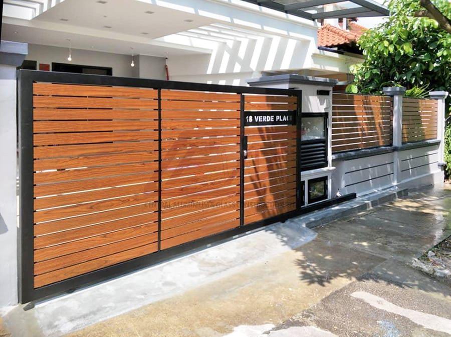 Driveway landed auto gates / mild steel gates / lines auto gate ...